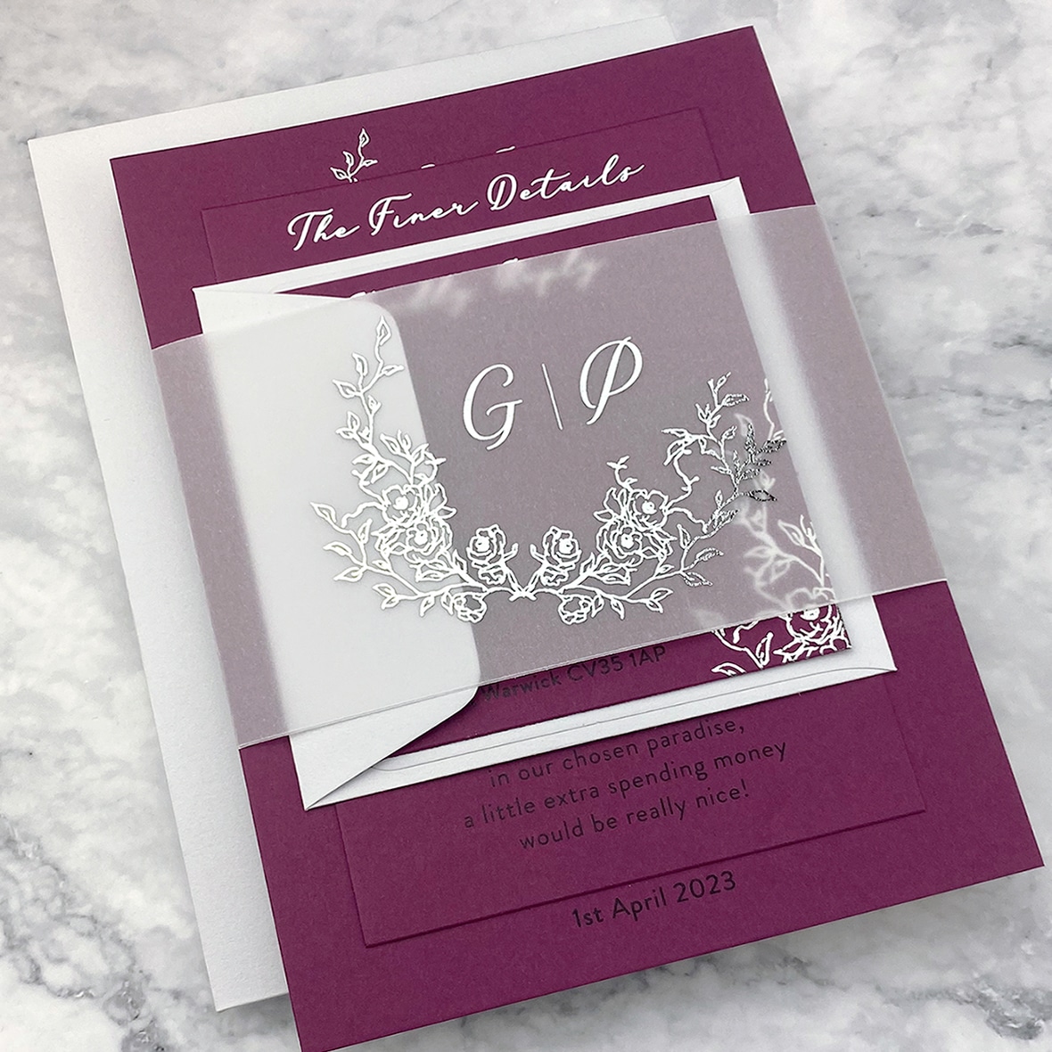 Evening Invitations | Pure Invitation Wedding Invites