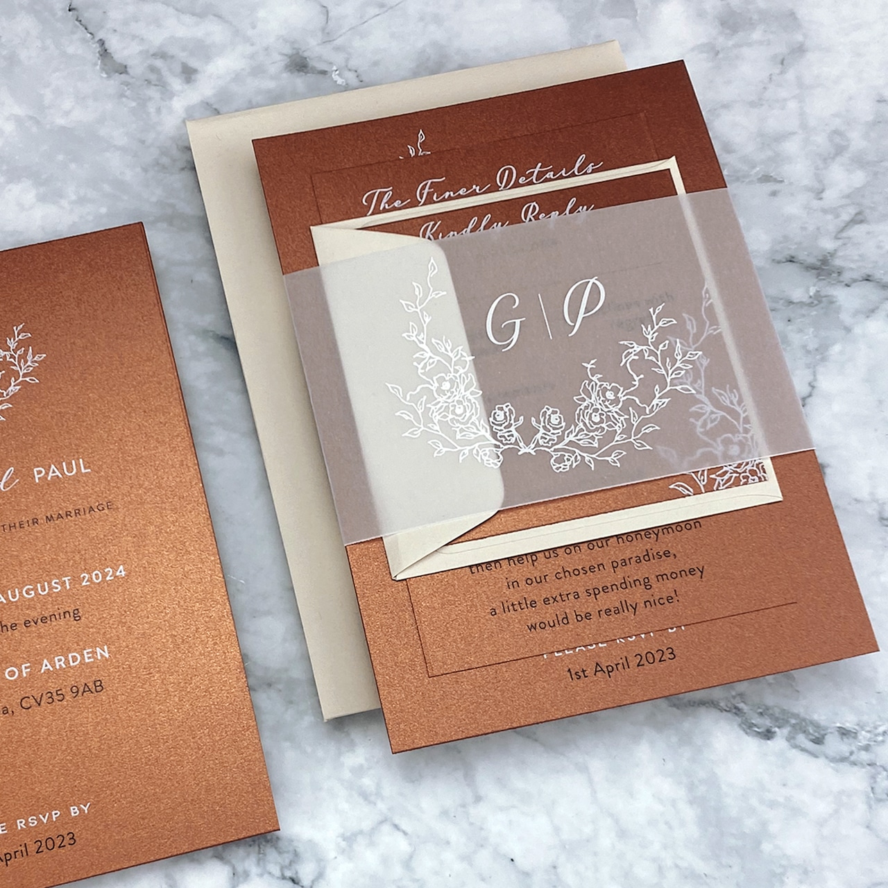 Evening Invitations | Pure Invitation Wedding Invites