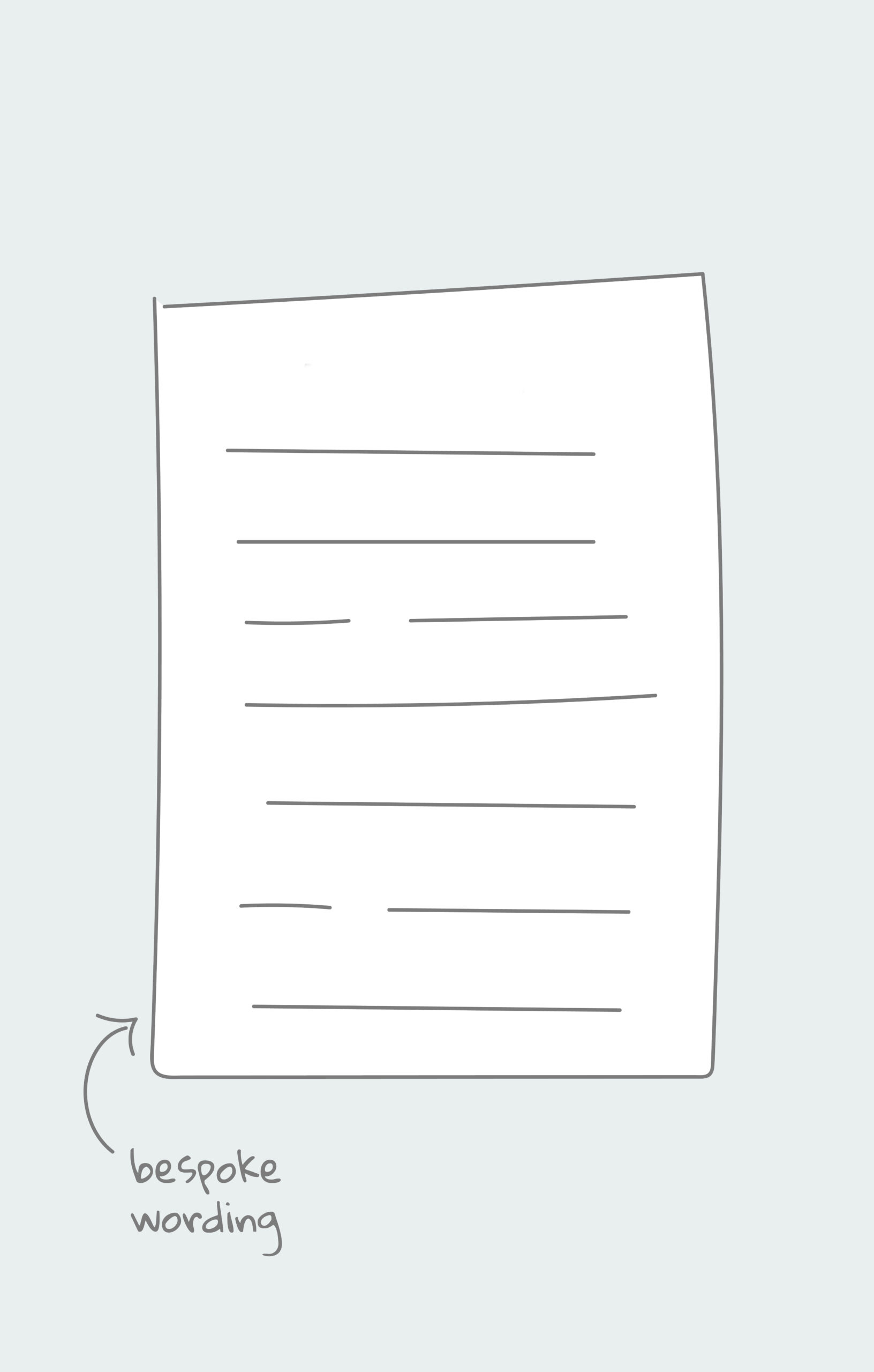 Nadia Menu / Bar Sign - Pure Invitation Wedding Invites