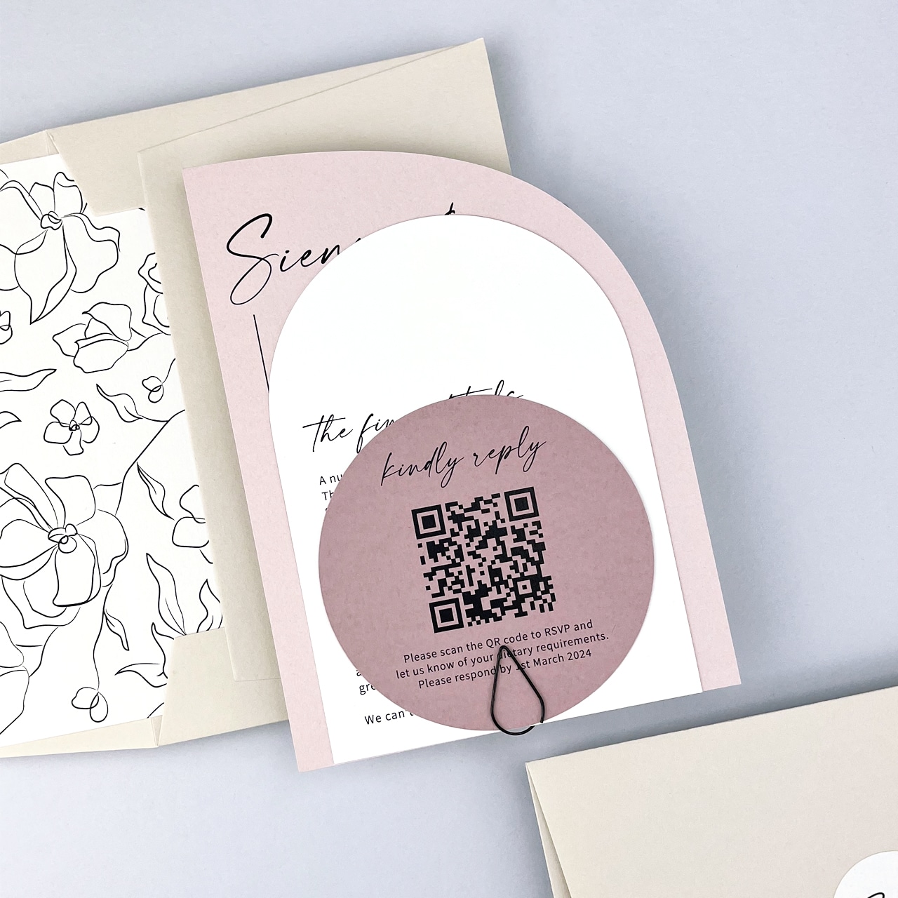 Evening Invitations | Pure Invitation Wedding Invites