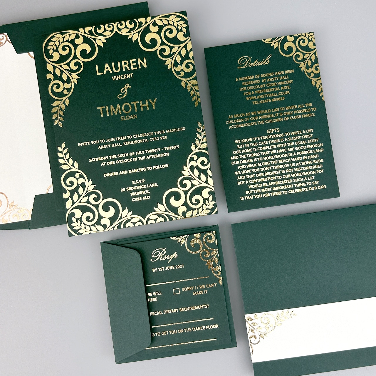 Sample Wedding Invitation