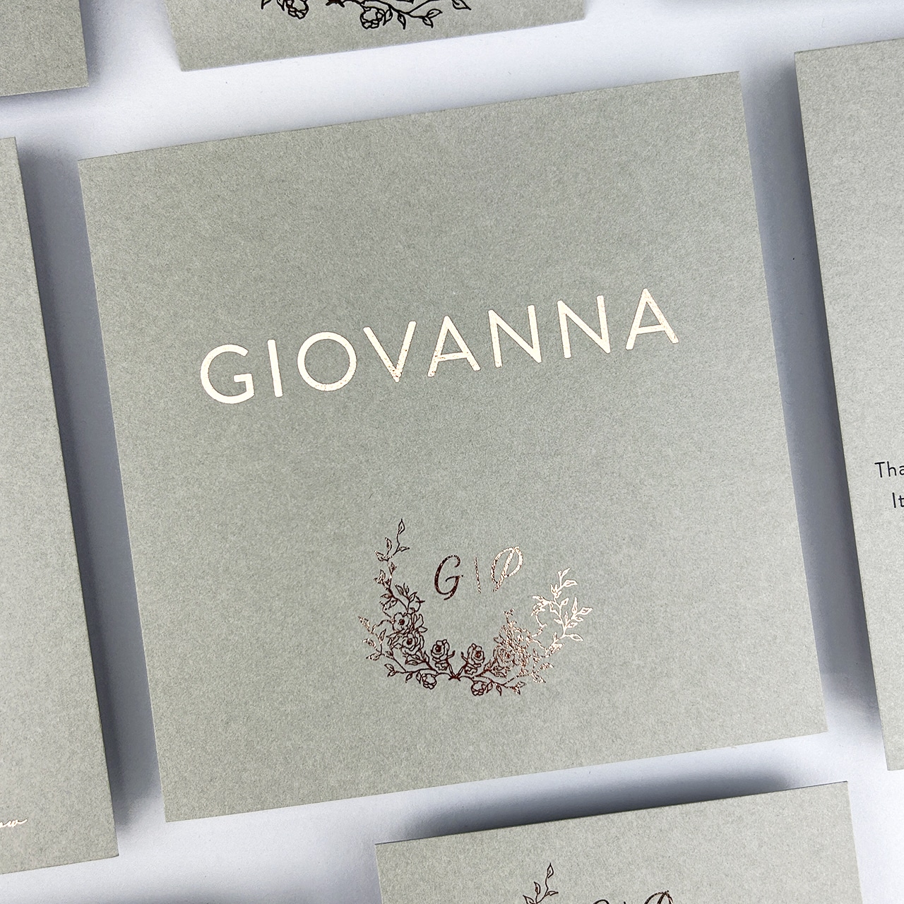 Giovanna Table Name / Number - Pure Invitation Wedding Invites