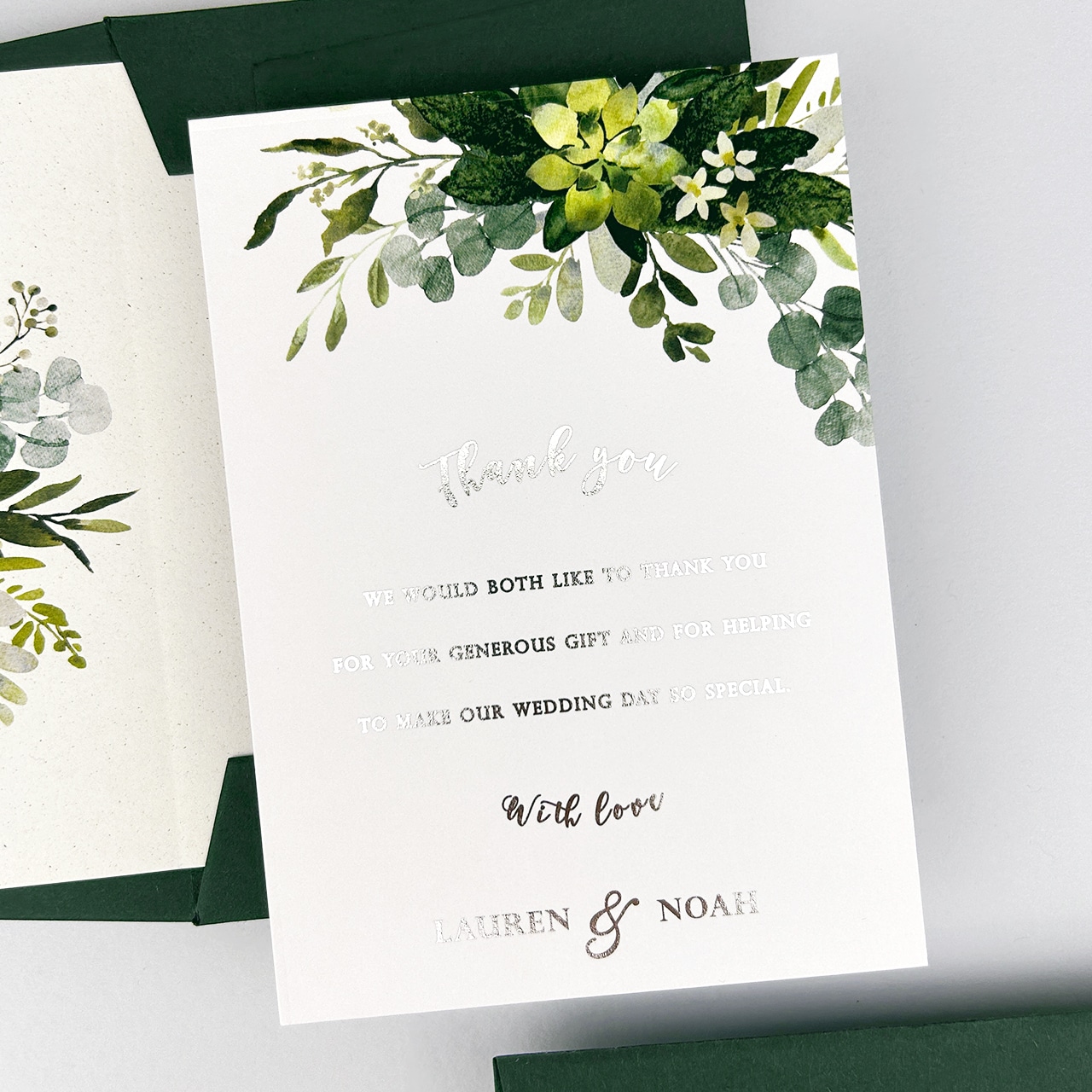 Thank Sample Wedding Invitations Simple Wedding Thank You Note Instant