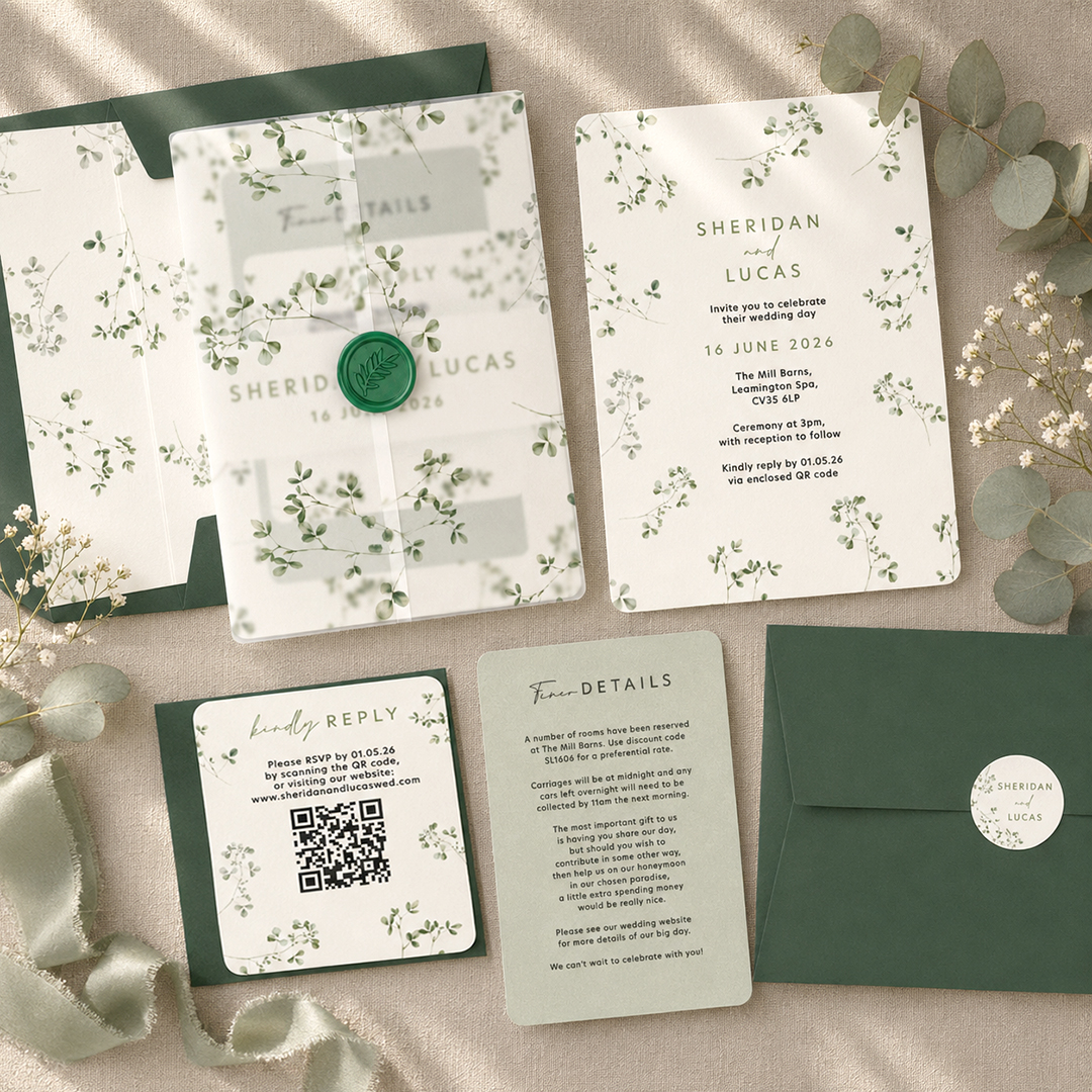 Sheridan Wedding Invitation - Pure Invitation Wedding Invites