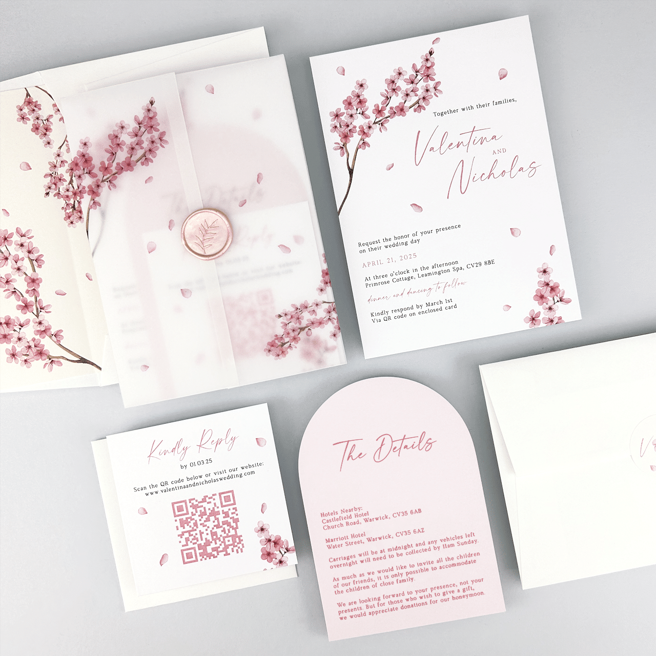 Sakura Wedding Invitation