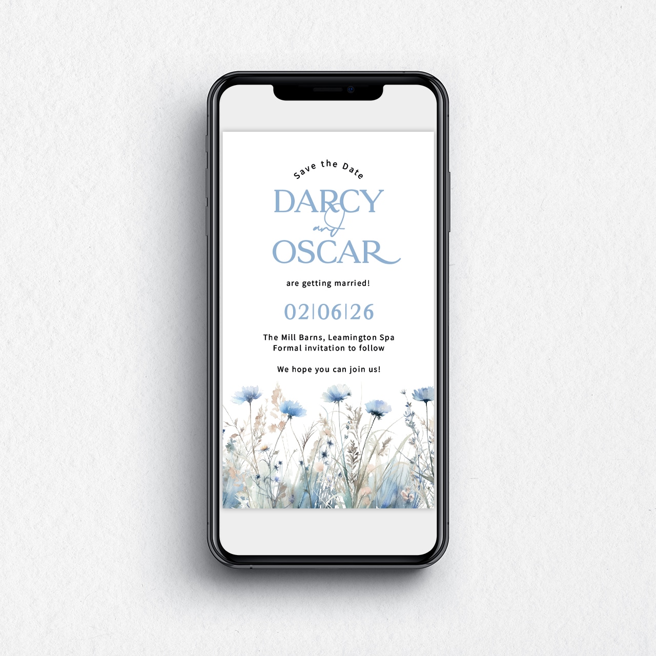 Digital wedding save the date | Honestweddingadvice.com