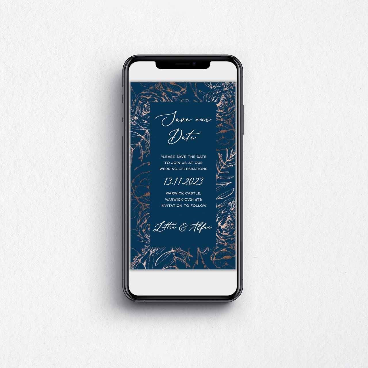 Lottie Digital Save the Date - Pure Invitation Wedding Invites