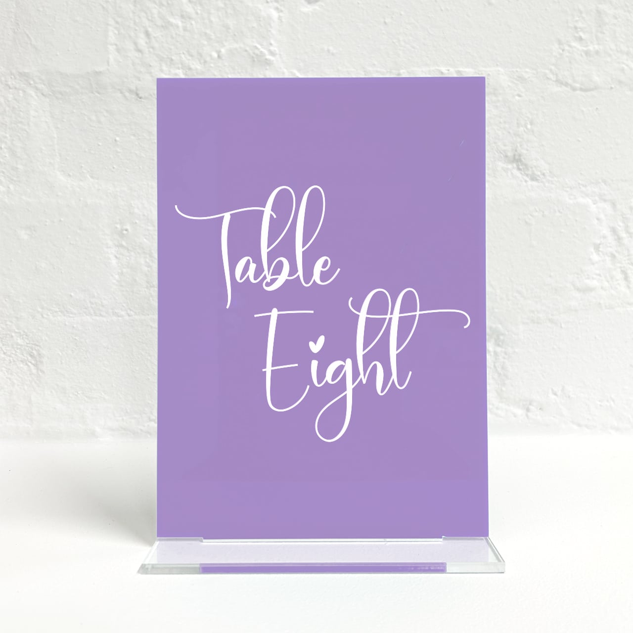 Evie Table Number Sign - Pure Invitation Wedding Invites