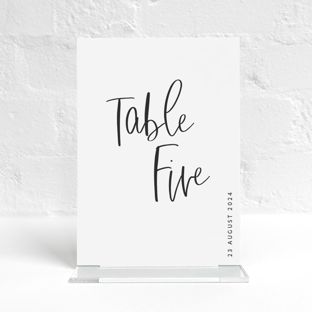 Felicity Table Number Sign - Pure Invitation Wedding Invites