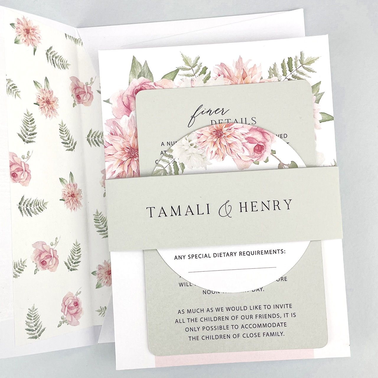 Tamali Evening Invitation - Pure Invitation Wedding Invites