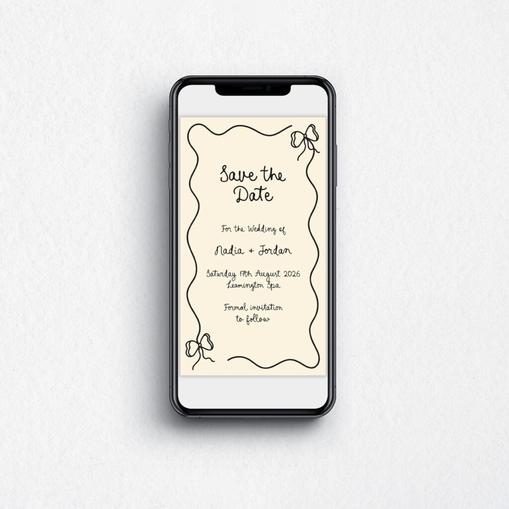 Nadia Table Name / Number - Pure Invitation Wedding Invites