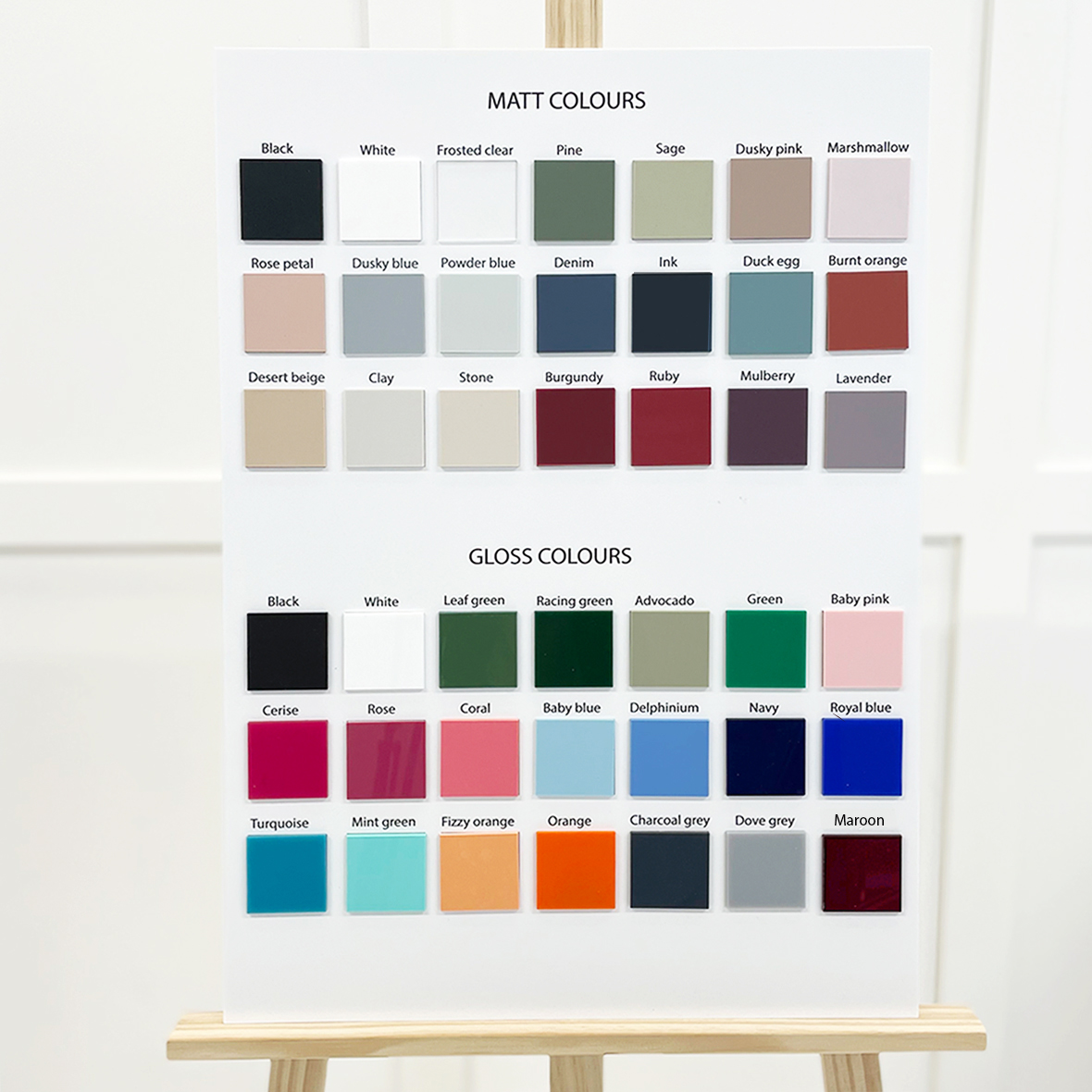 Kailey Boho Acrylic Welcome Sign, includes a FREE Table Sign - Pure ...